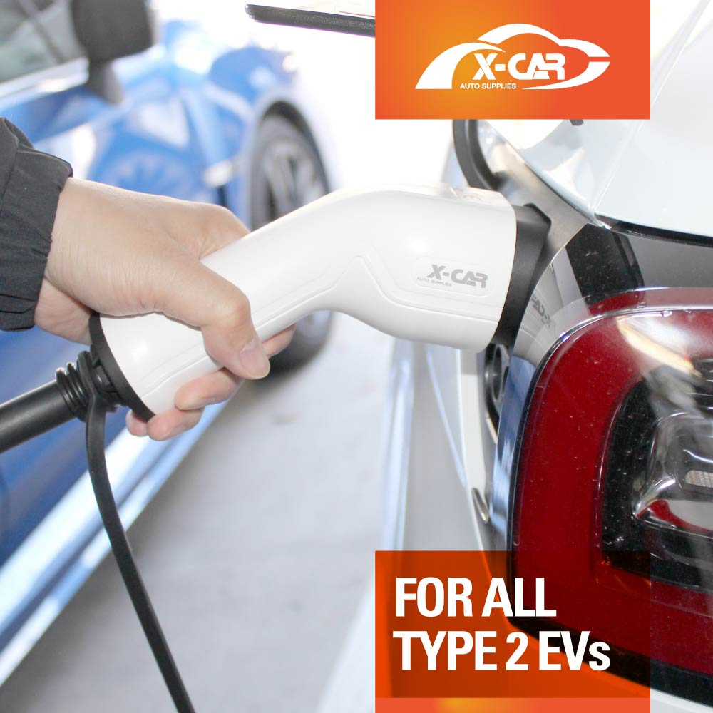 Type 2 Portable EV Charger 32 Amp 7KW 3 Pin 5 Meters for Fiat Abarth 5 ...