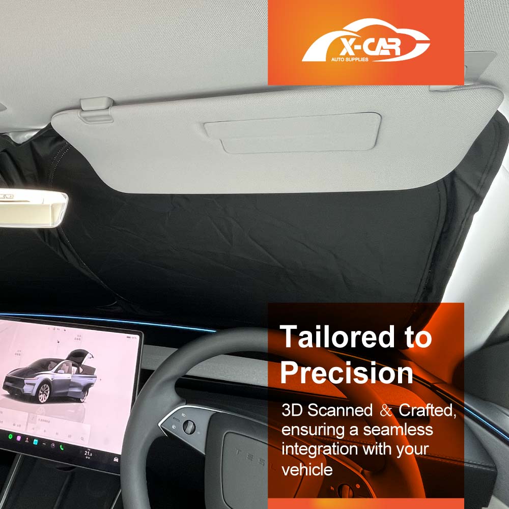 Tesla Model Y Juniper WindScreen Sun Shade 2025-Onwards WindShield Bli ...