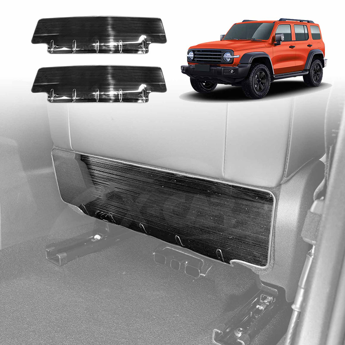 Anti-Kick Plate Cover Trim for GWM Tank 300 Seat Back Protector Panel ...