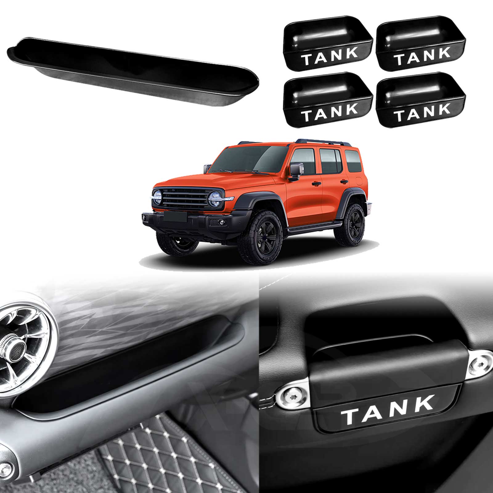 GWM Tank 300 2023-2025 Door Handle Storage Passenger Dash Board Grab T ...