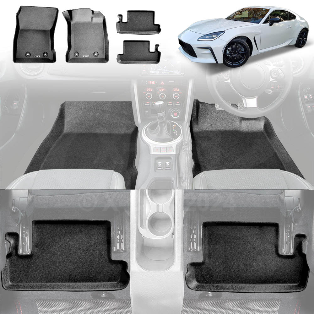 3D All-Weather Floor Mats for Toyota 86 GR86 2022-2025 |X-CAR
