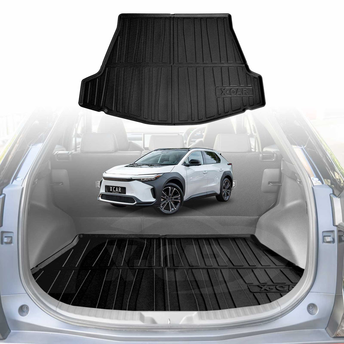 Boot Liner for Toyota bZ4X Auto 2WD 2023-Onwards All-Weather Car Liners ...
