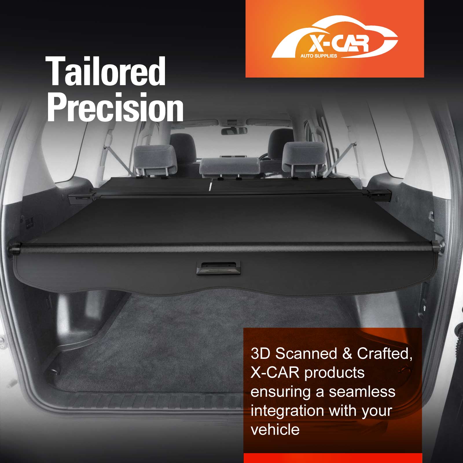 Retractable Cargo Cover For Toyota Prado 150 Series 2009-2024 Car Trunk ...