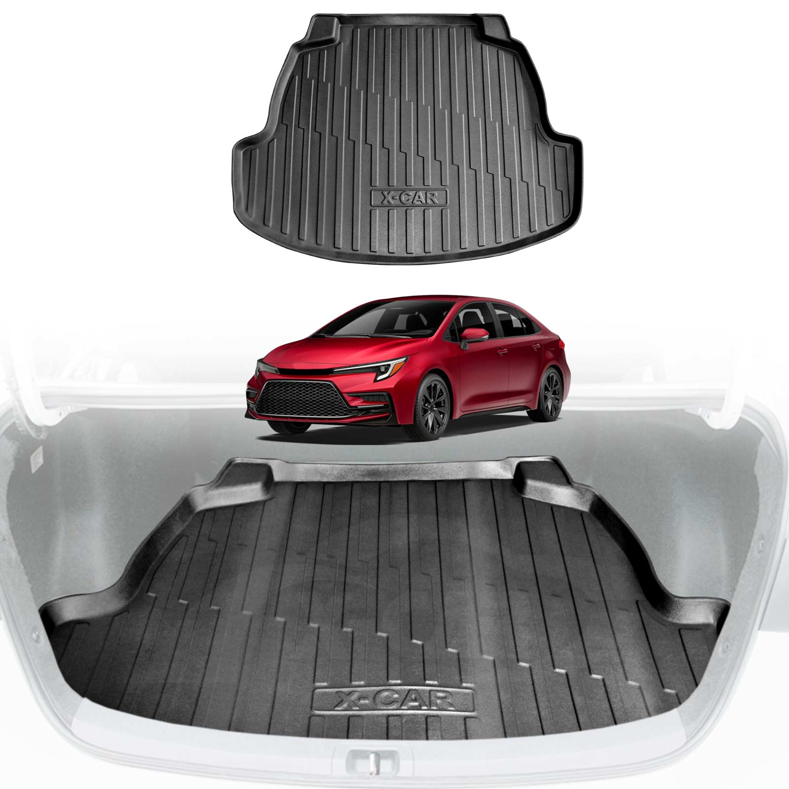 Boot Liner for Toyota Corolla Sedan 2019-2024 Cargo Trunk Cover Mat ...