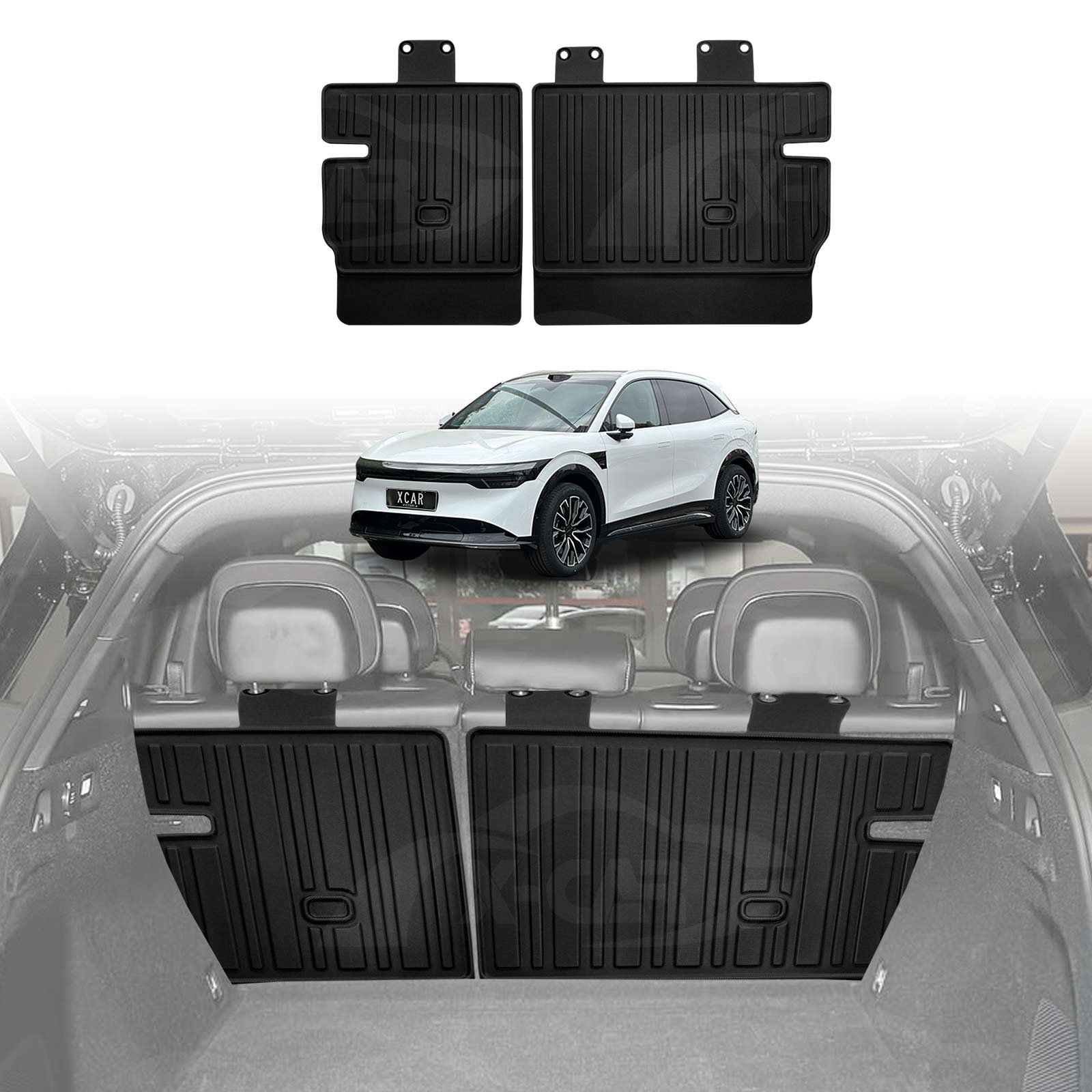Boot Liner / Back Seat Protector for Zeekr 7X 2025-Onwards All Weather ...