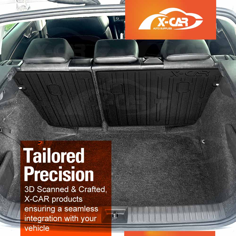 Boot Liner/ Back Seat Protector for SKODA Kamiq 2020-Onwards All Weath ...