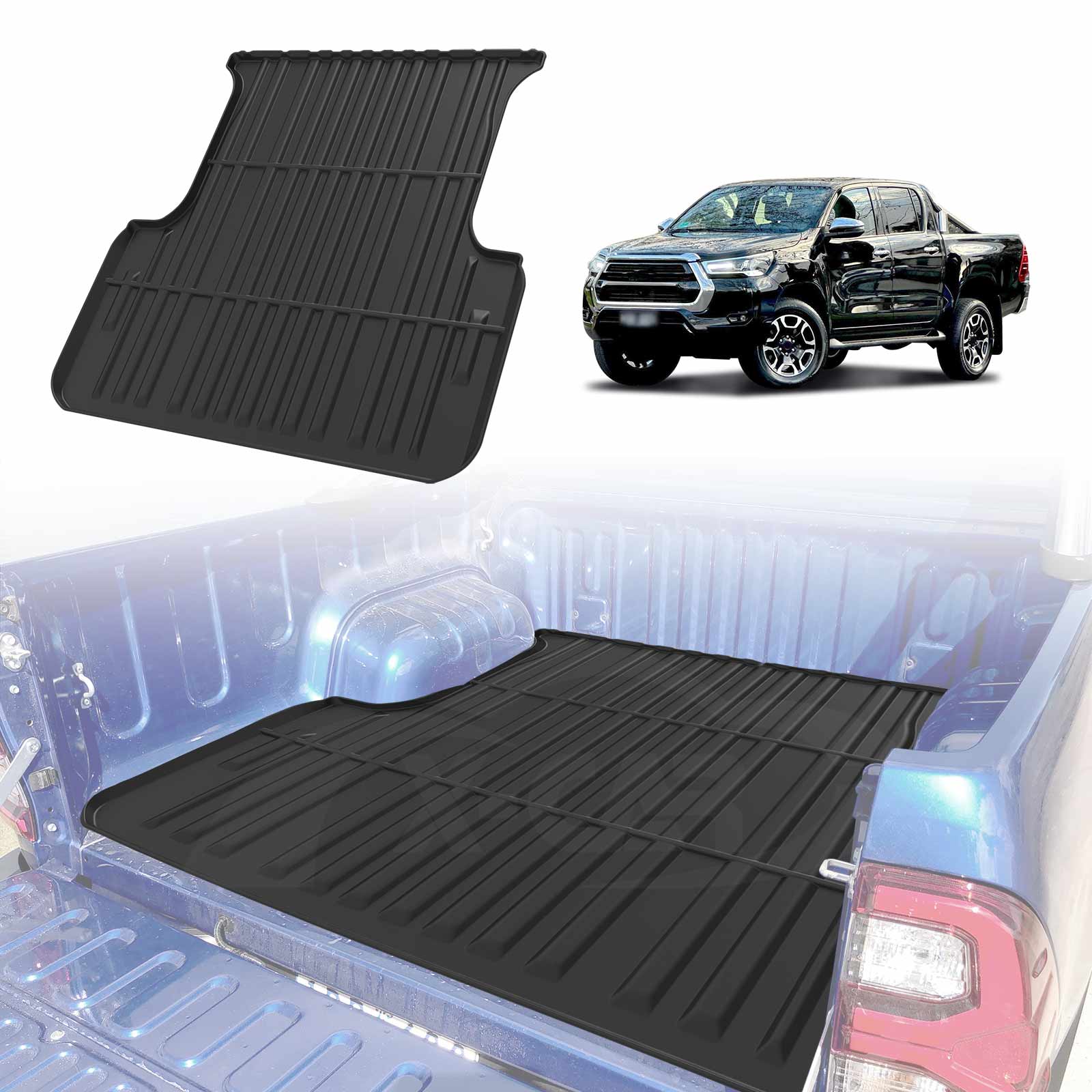 Tub Liner for Toyota Hilux Dual Cab 2016-2025 Heavy Duty Cargo Trunk M ...