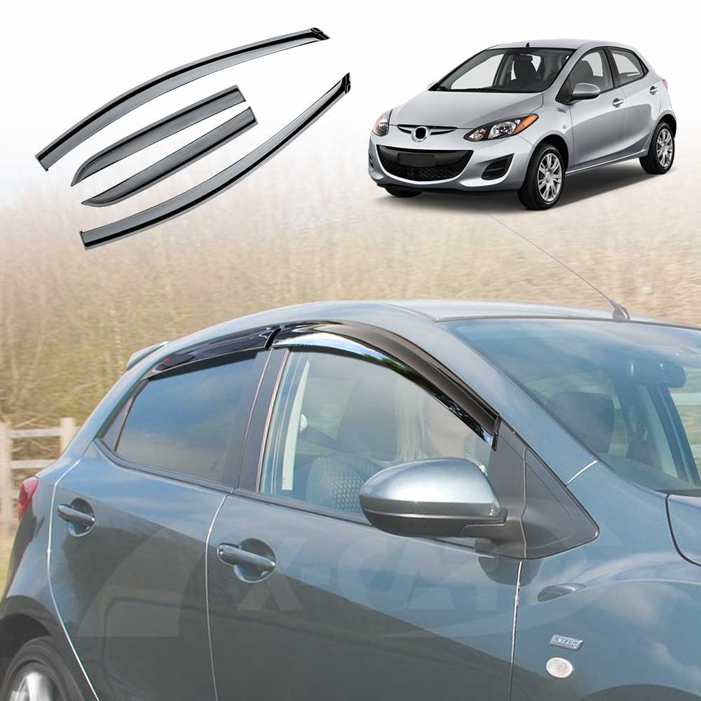 WeatherShields for Mazda 2 Hatch 2007-2014 Car Accessories Weather ...