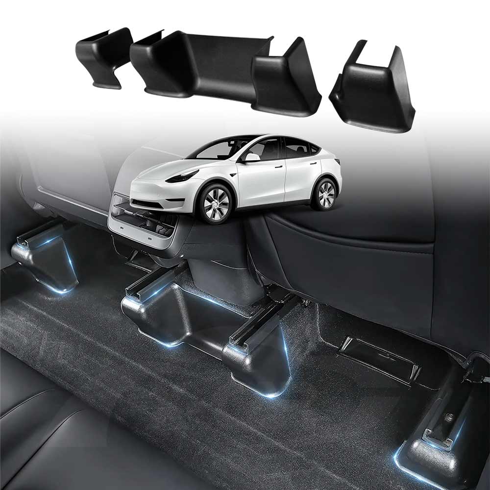 Tesla Model Y Anti Kick Corner Protection Kit Rear Under Seat Guards ...