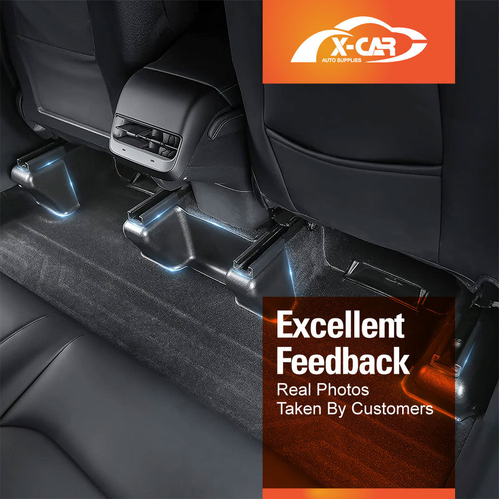Tesla Model Y Anti Kick Corner Protection Kit Rear Under Seat Guards ...