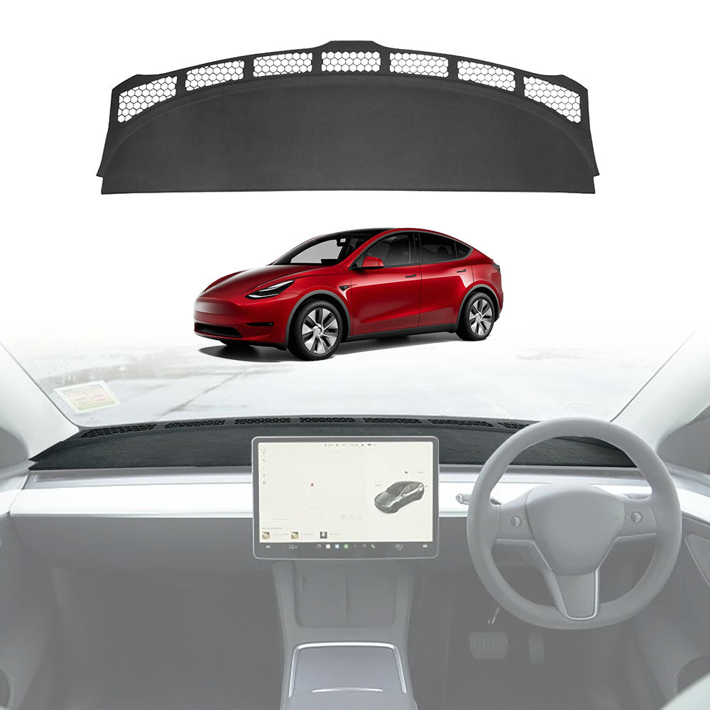 Tesla Model Y | Dash Mat Luxury 3D Customized Pad Cover Non-Slip ...